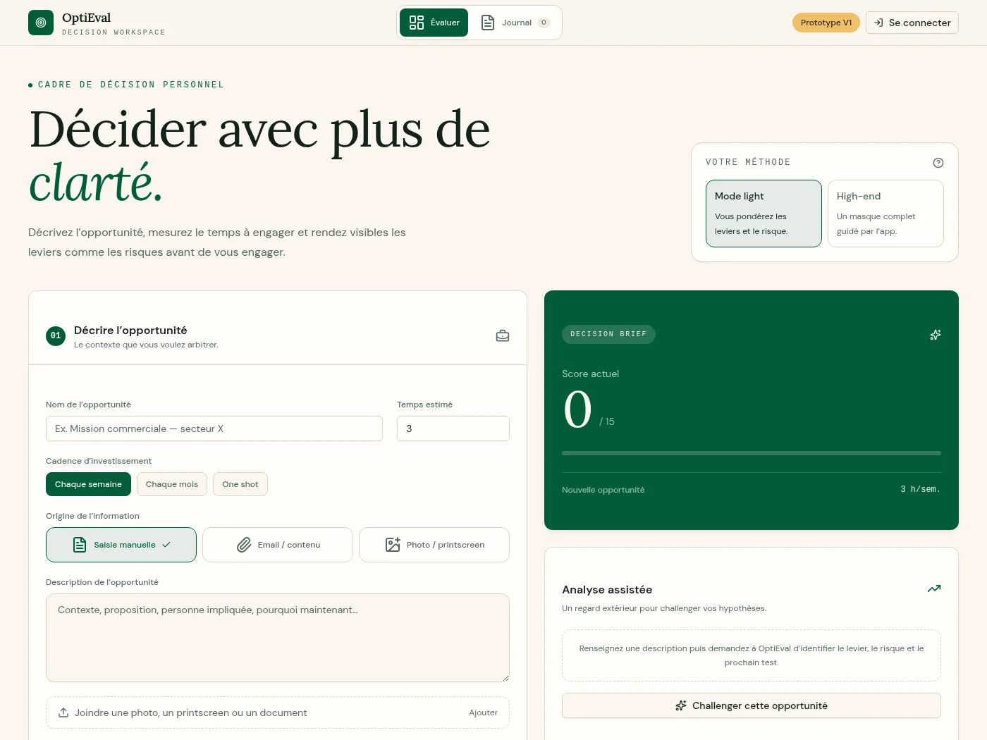 OptiEval Platform