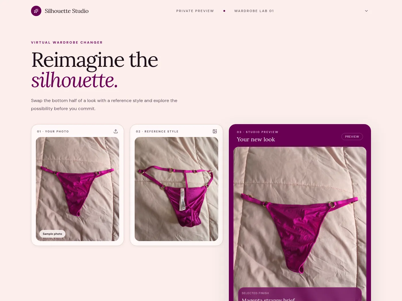 Virtual Wardrobe Changer
