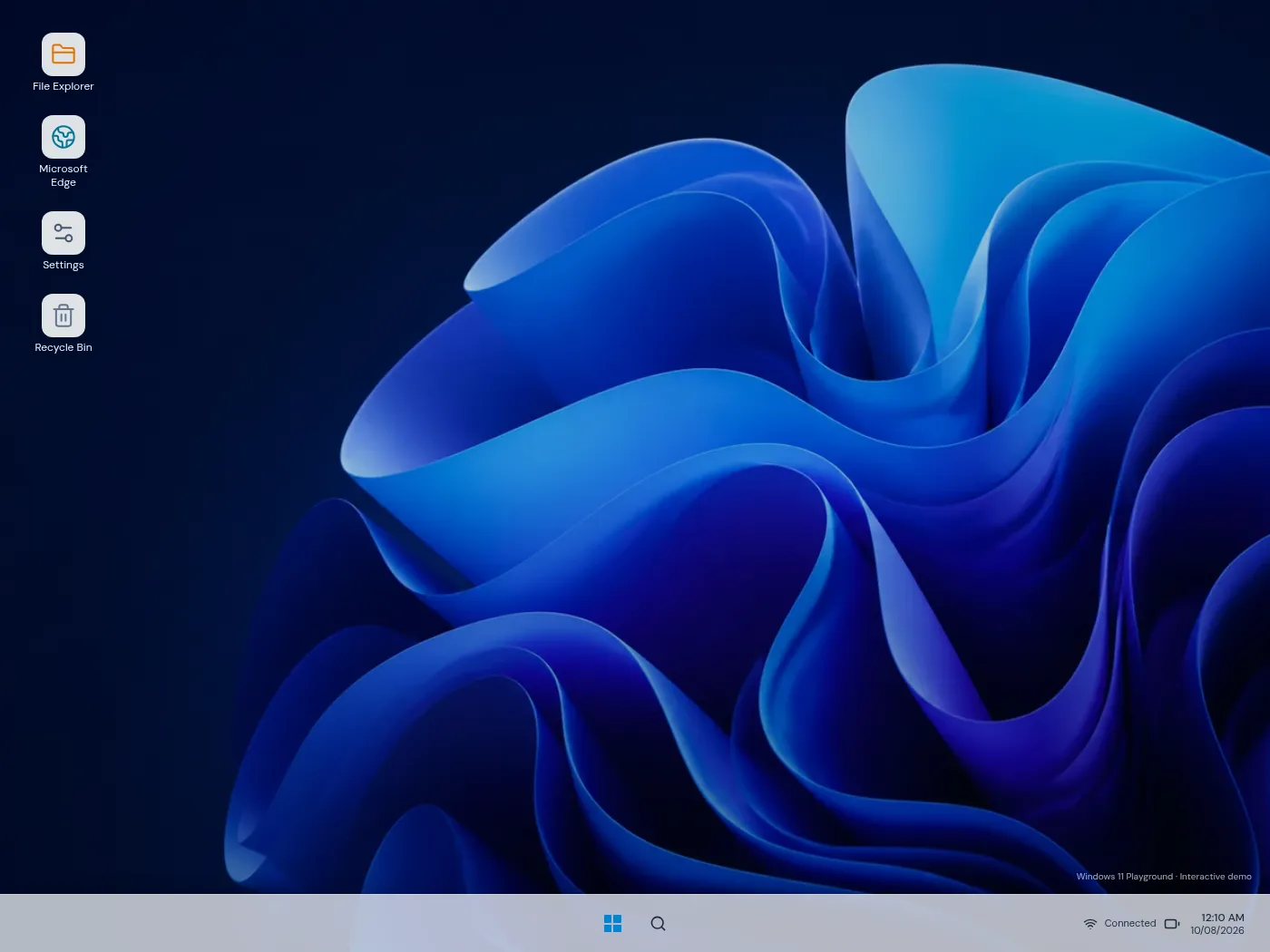 Win11 Web Emulator