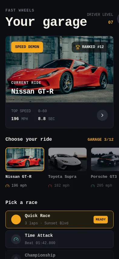 Fast Wheels Arcade