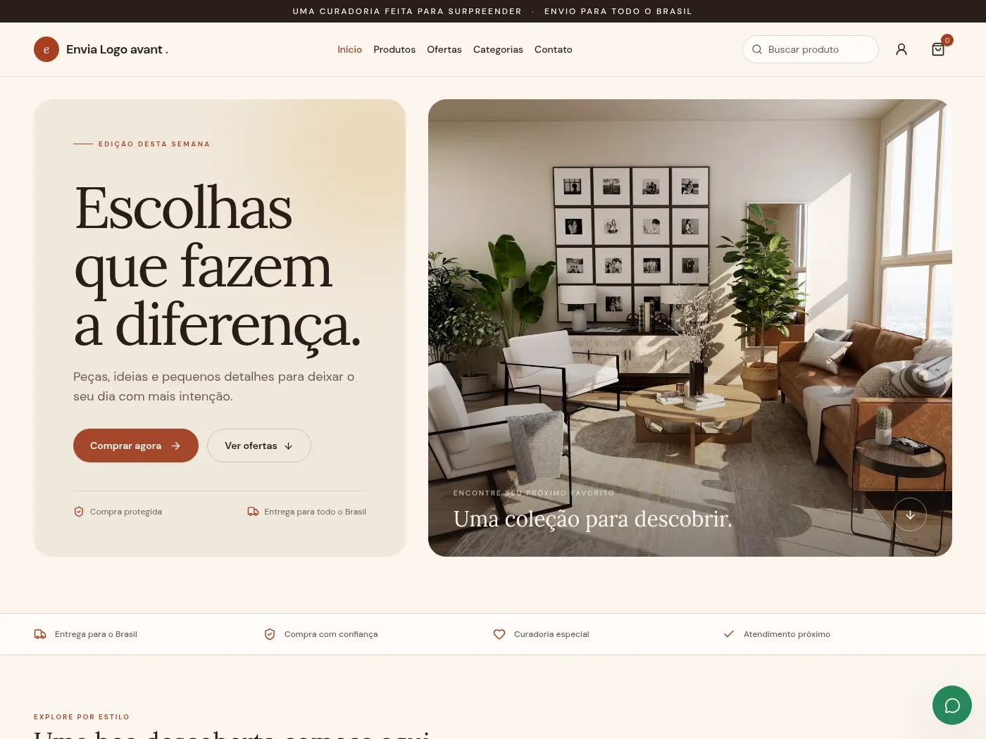 Envia Logo avant Store
