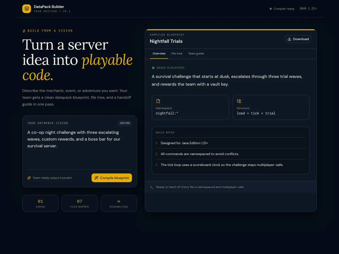 DataPack Builder