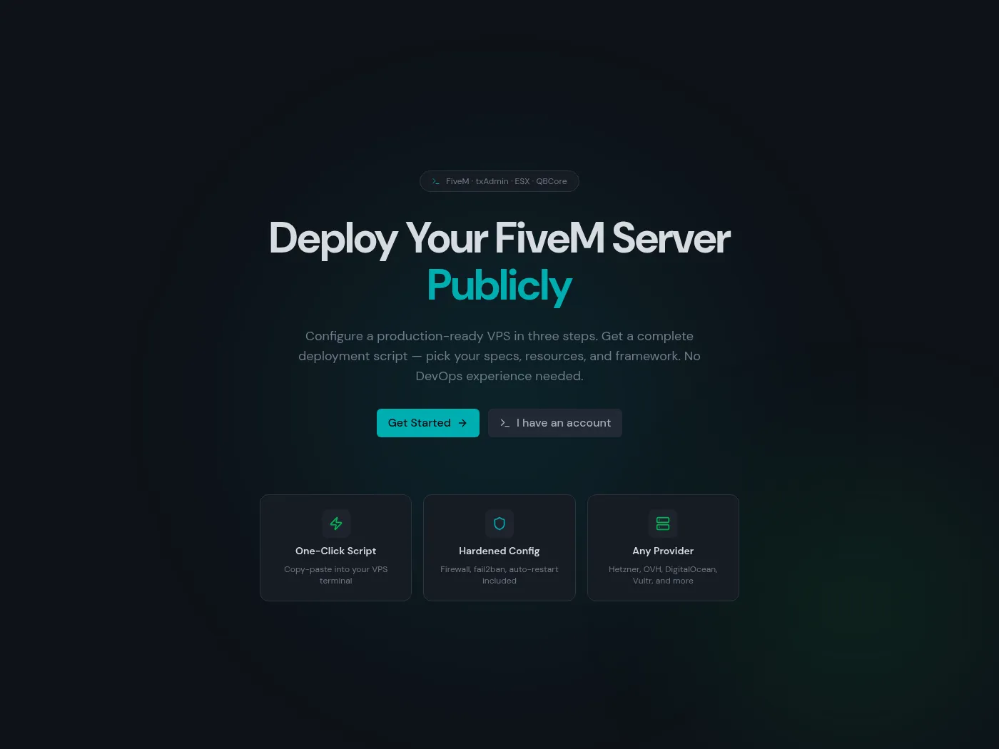FiveM VPS Builder