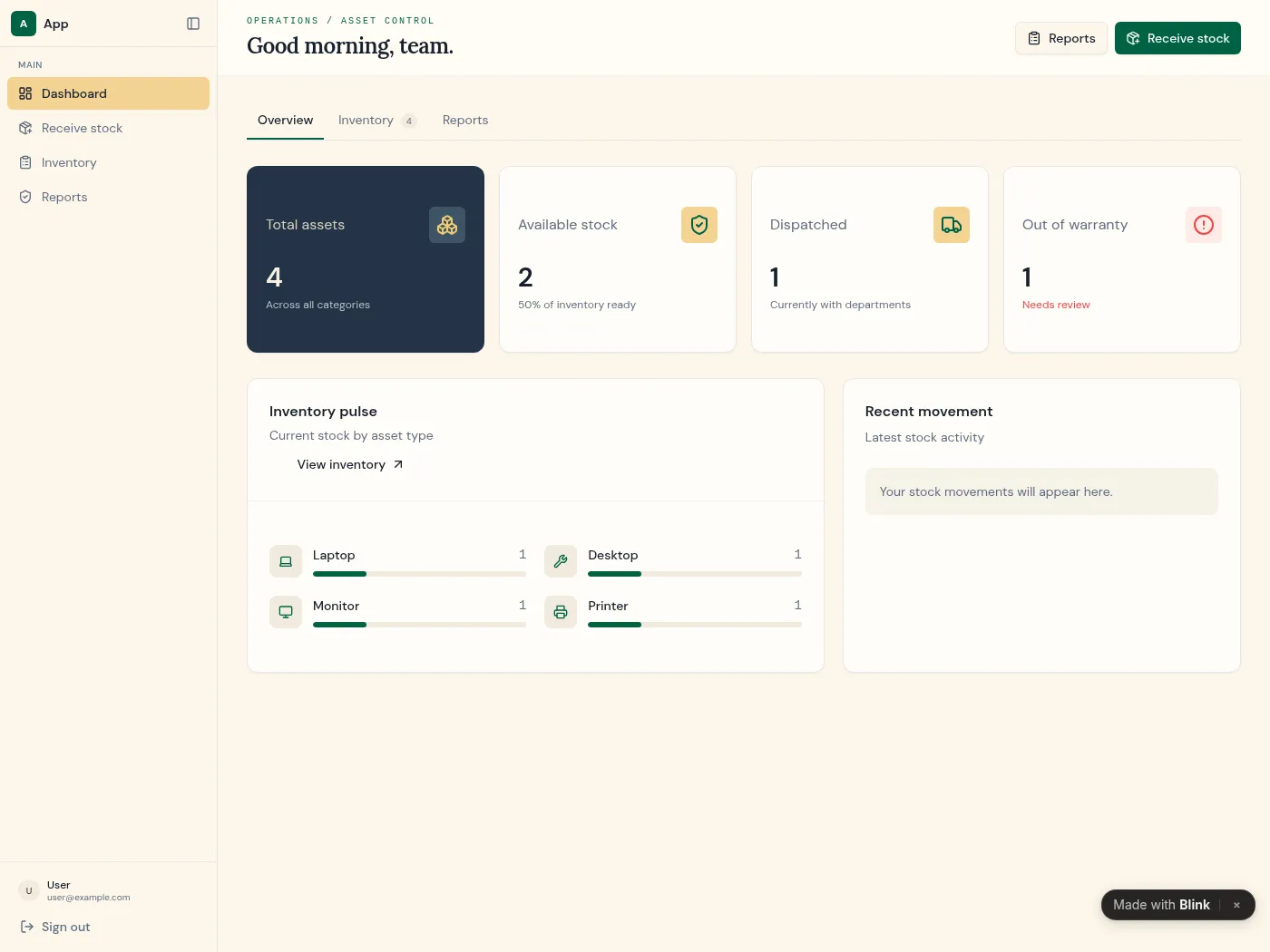 AssetFlow Manager