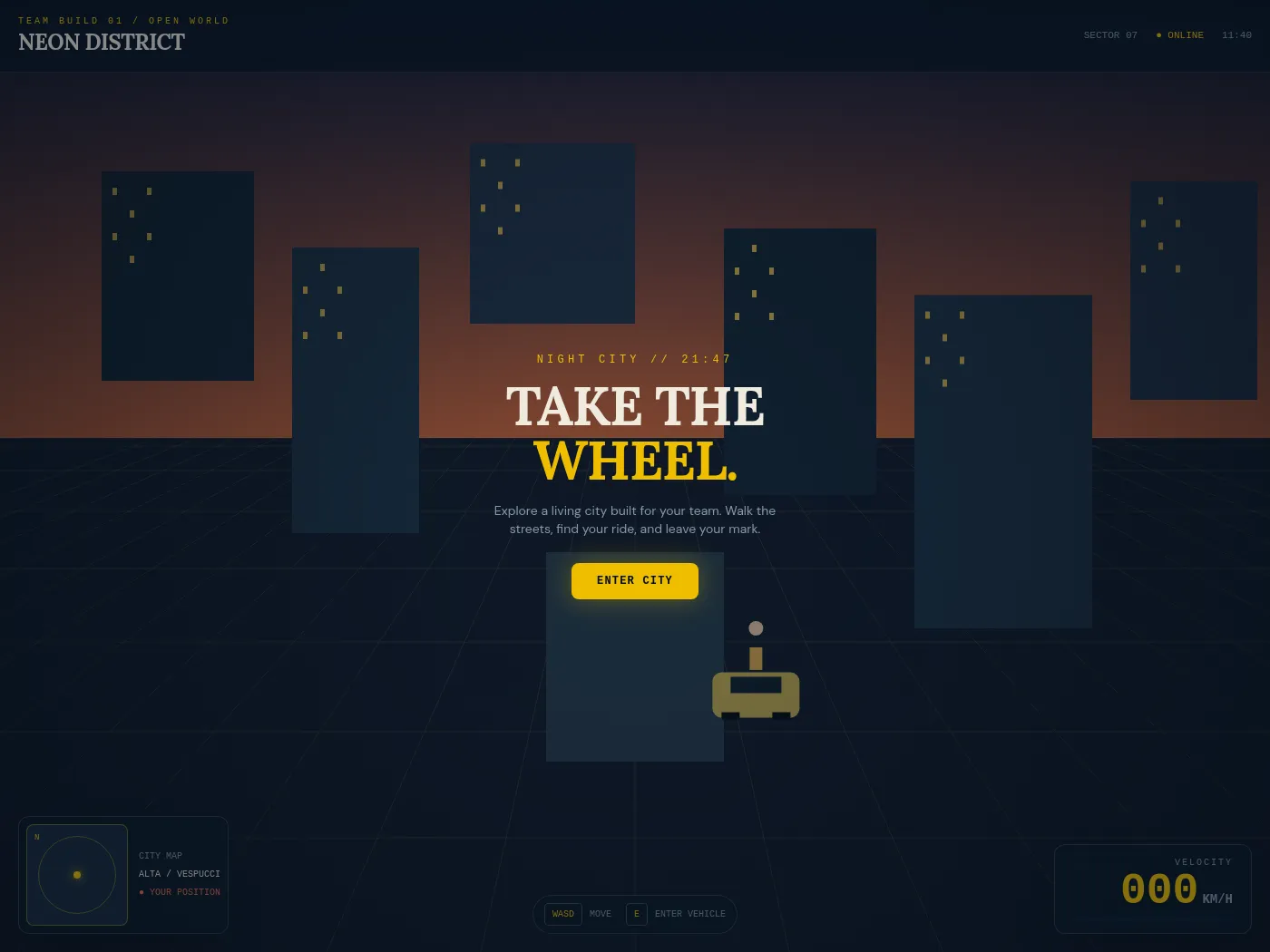 GTA City 3D Browser Game