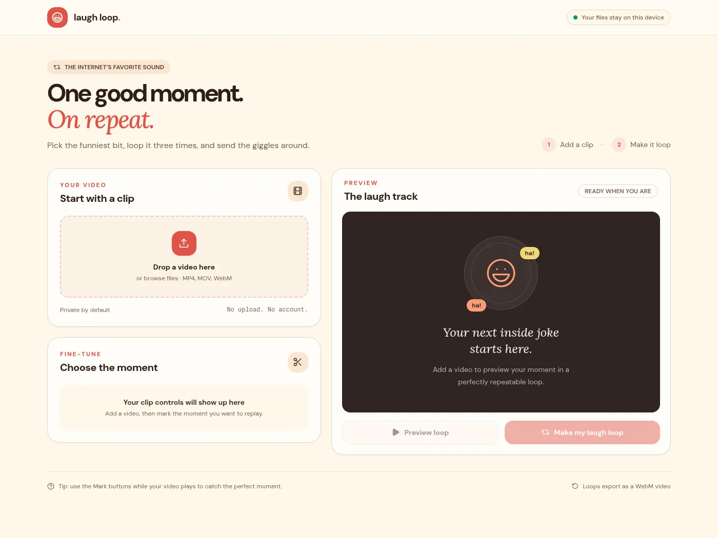 Laugh Loop Video Maker