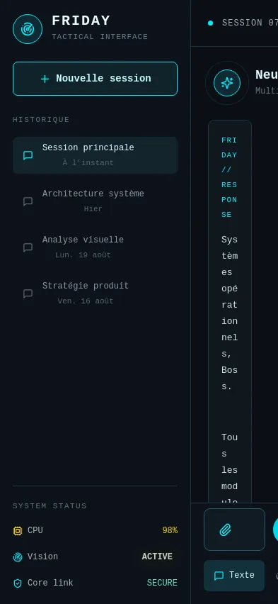 FRIDAY Blink Assistant