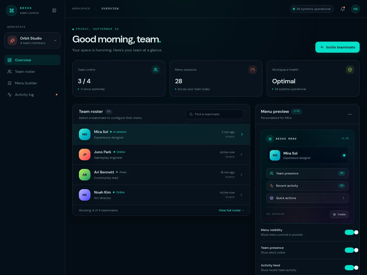 Aniimo ImGui Interface