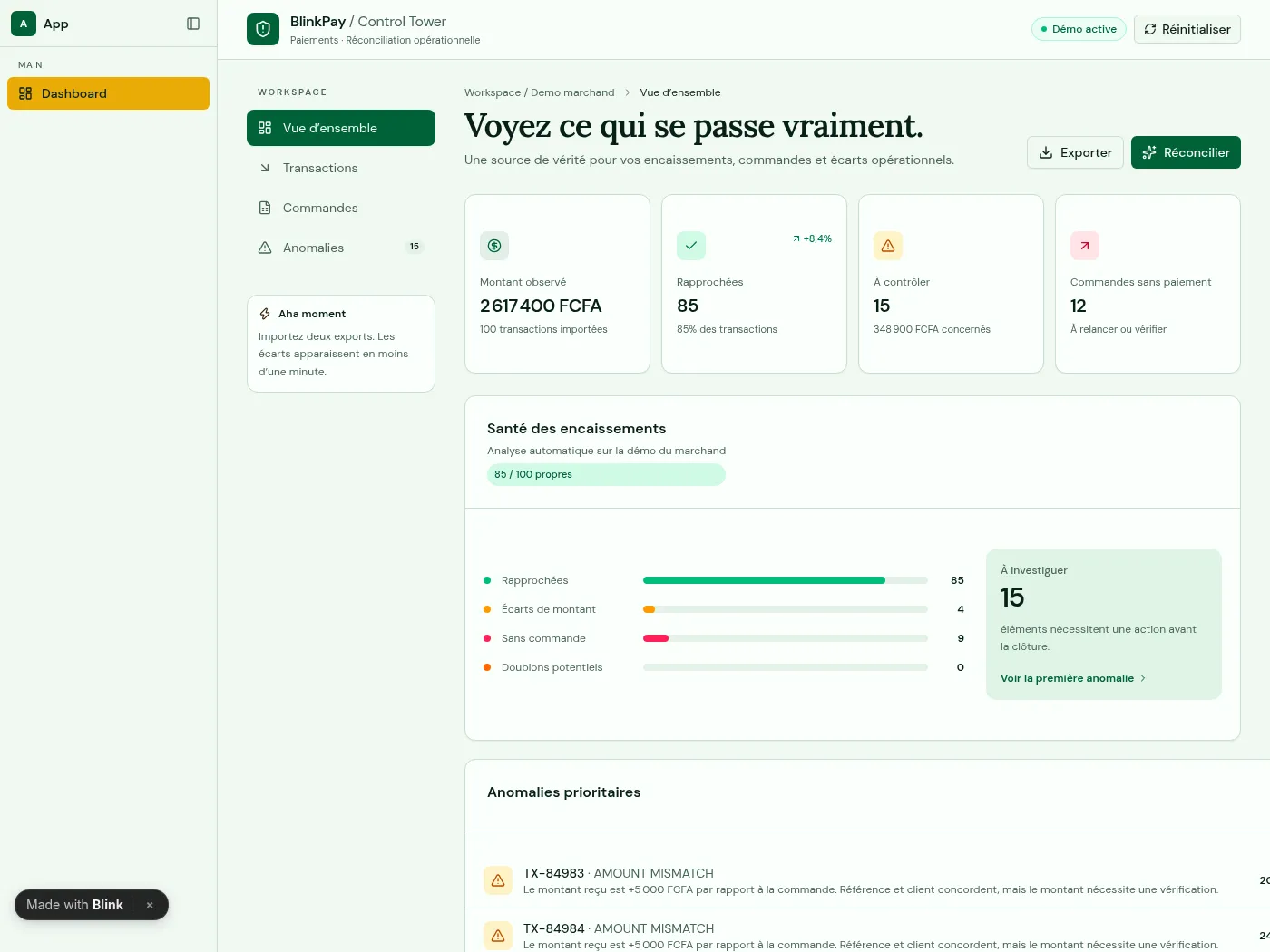 BlinkPay API Hub