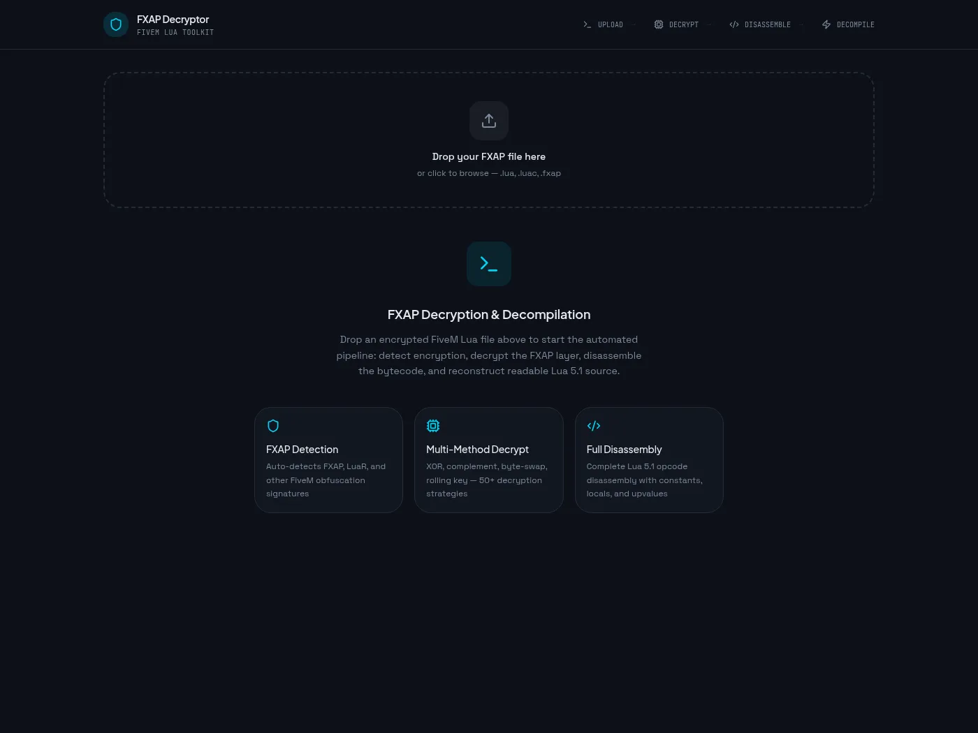 FiveM FXAP Decryptor