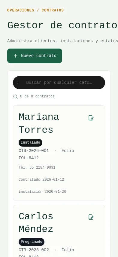 Gestor de Contratos Móvil
