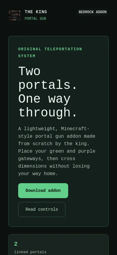 The King Portal Gun