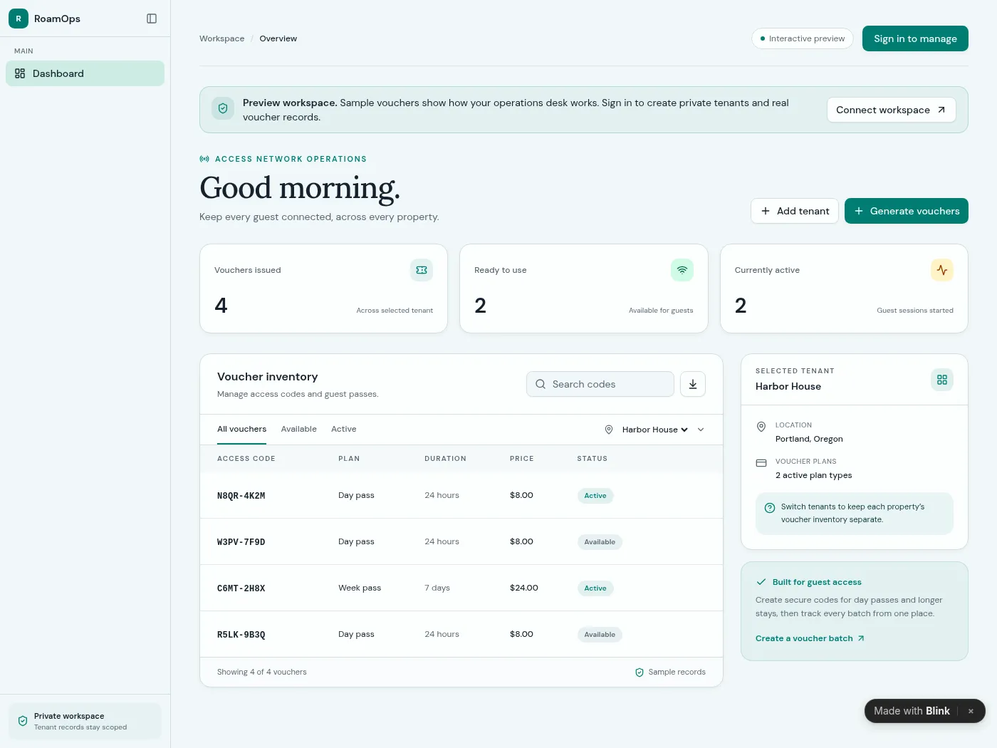 WiFi Voucher Suite