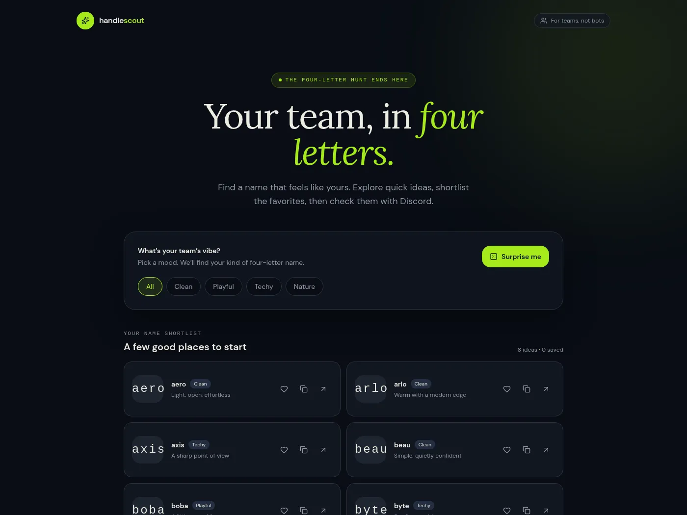 Discord Handle Finder