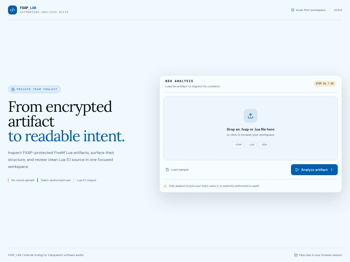 FXAP Lua Decrypt Toolkit
