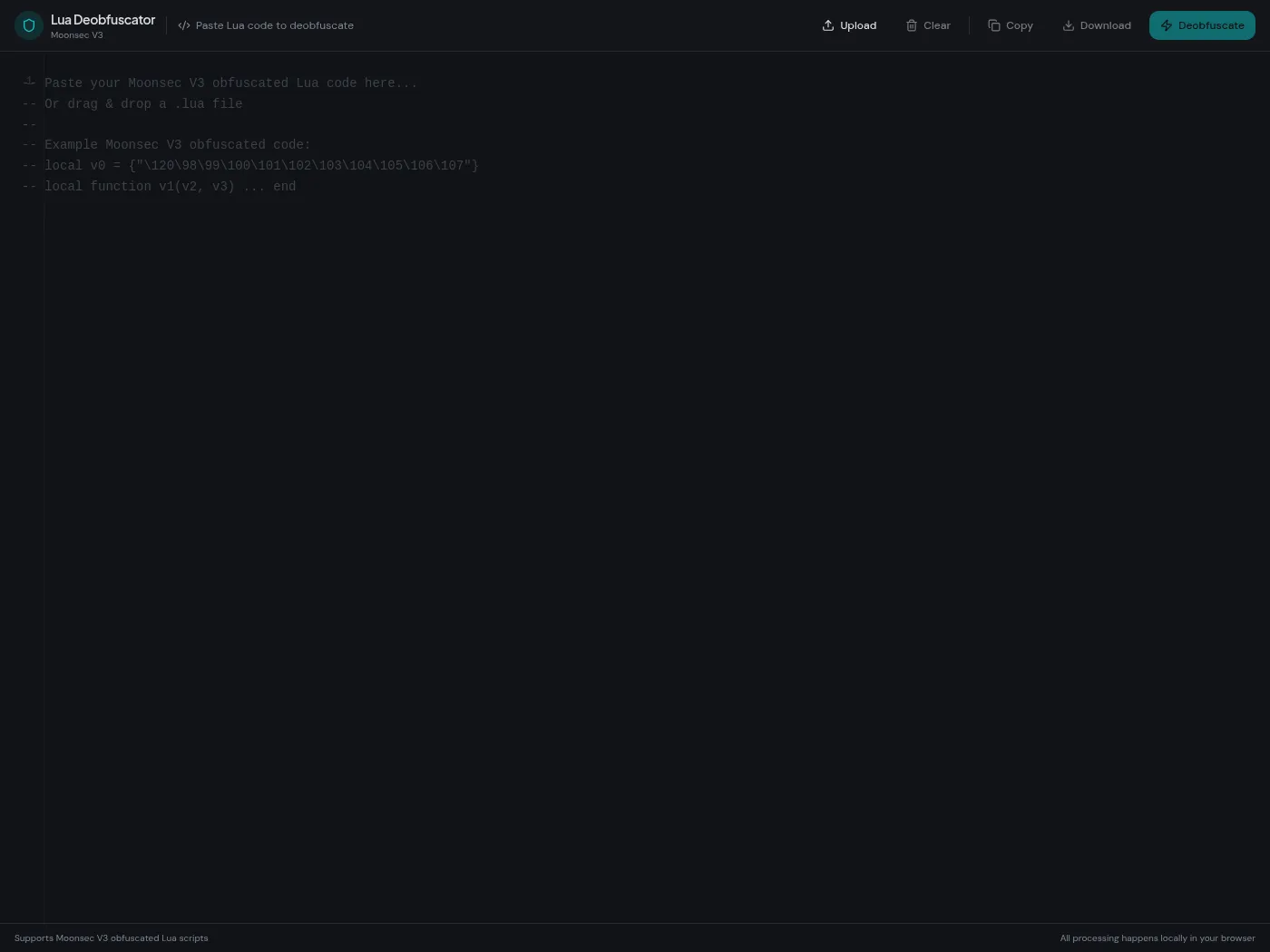 Lua Code Deobfuscator