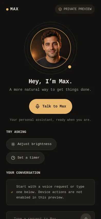 Max Voice Assistant