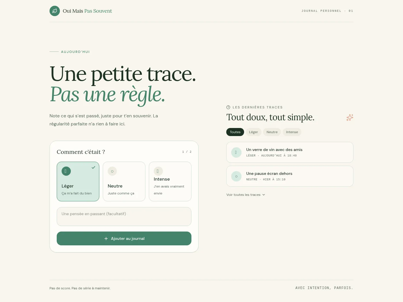 Oui Mais Pas Souvent
