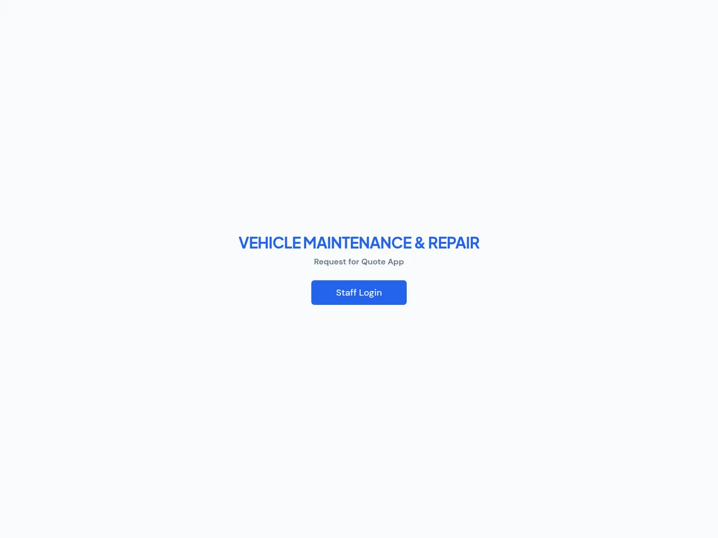 AutoCare Quote Portal