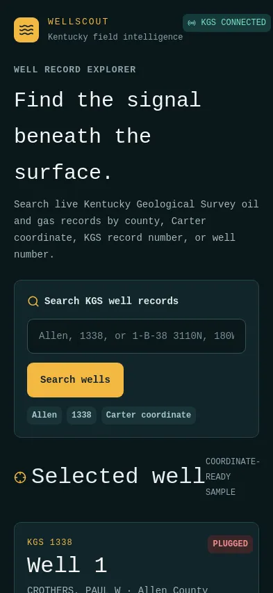 WellScout Mobile