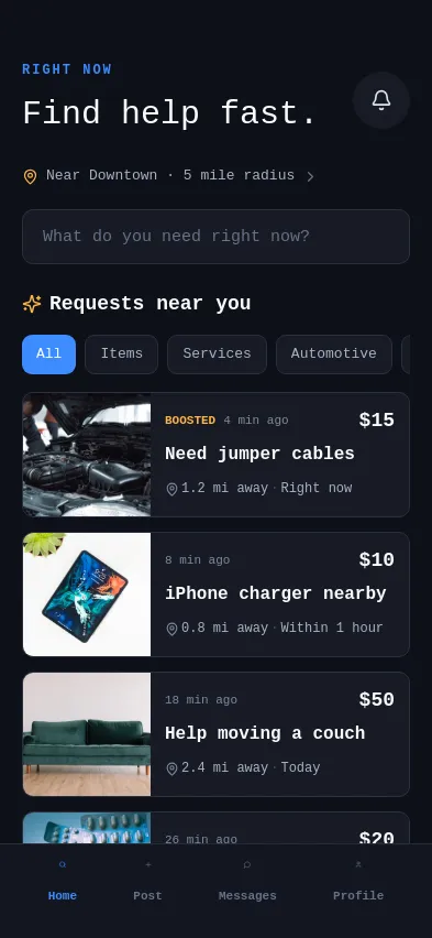 Right Now Marketplace