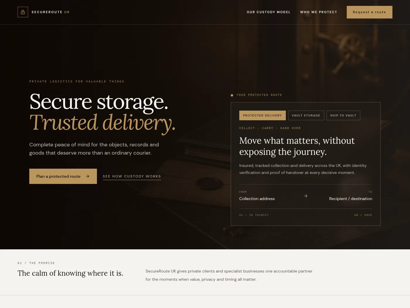 SecureRoute UK Vaults