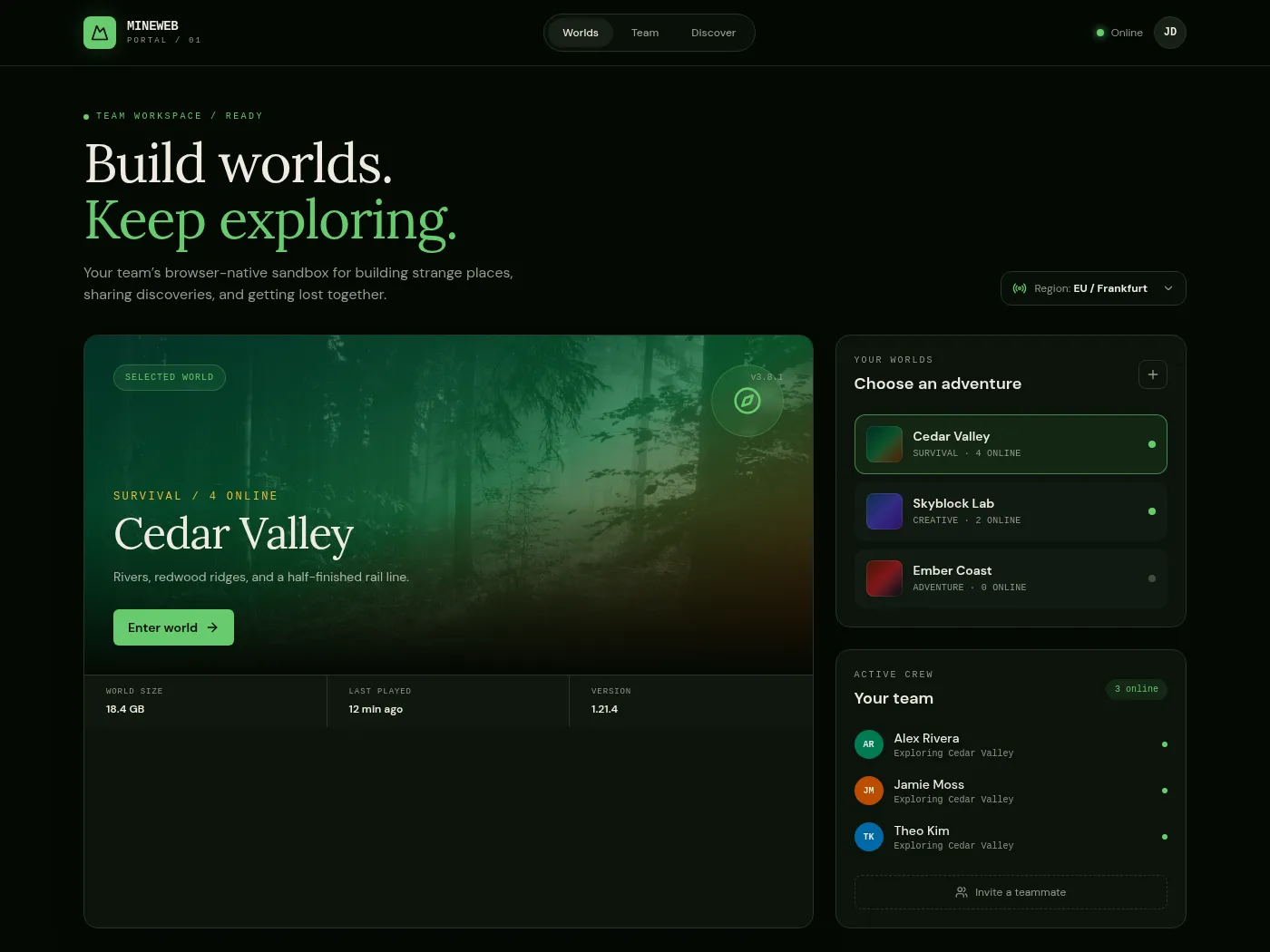 MineWeb Portal