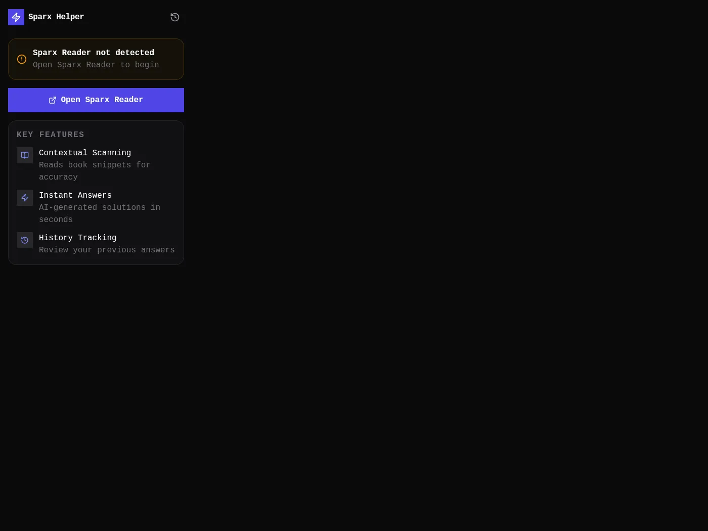 Sparx Reader Helper