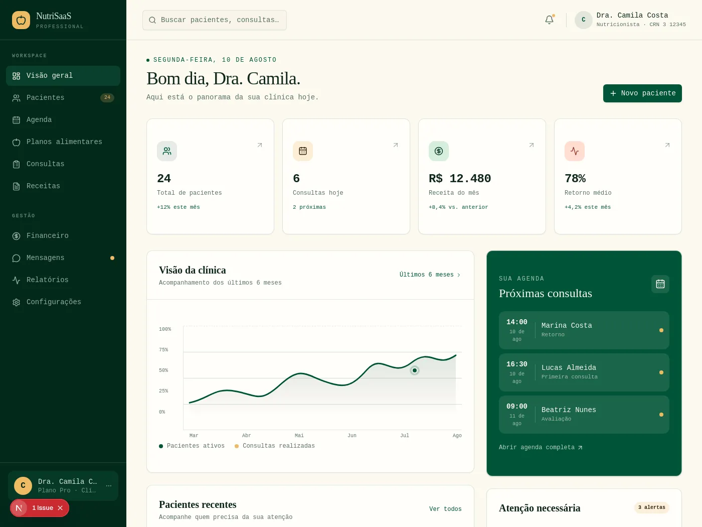 NutriSaaS Pro Platform