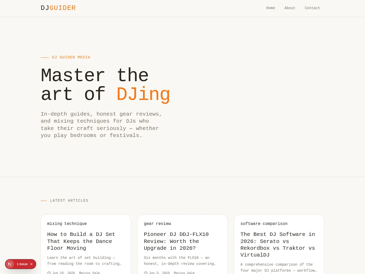 DJ Guider Blog