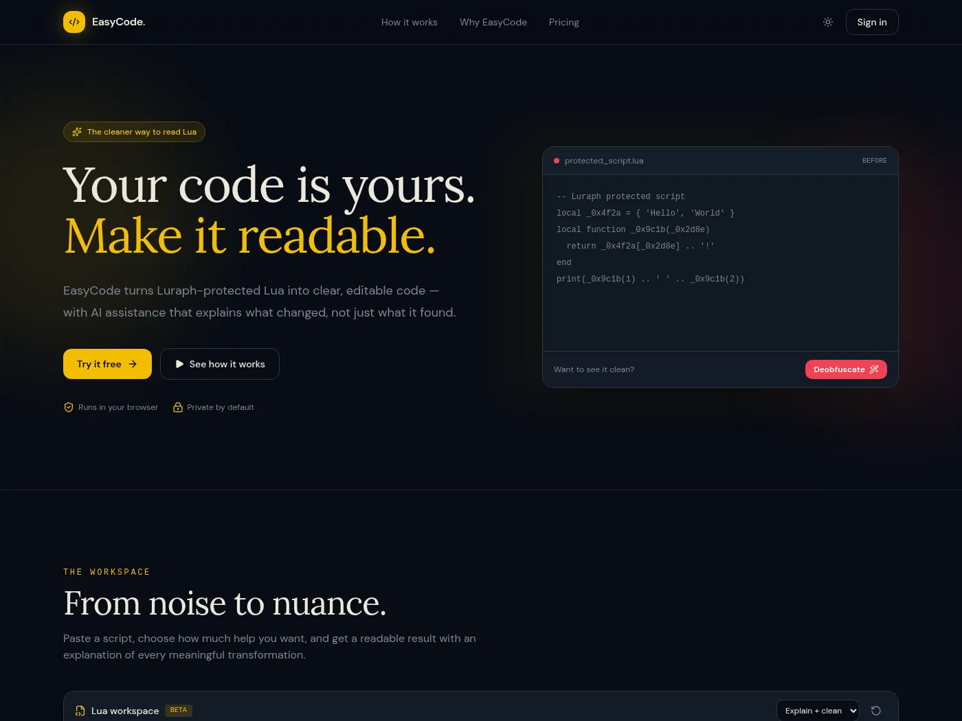 Luraph Deobfuscator AI