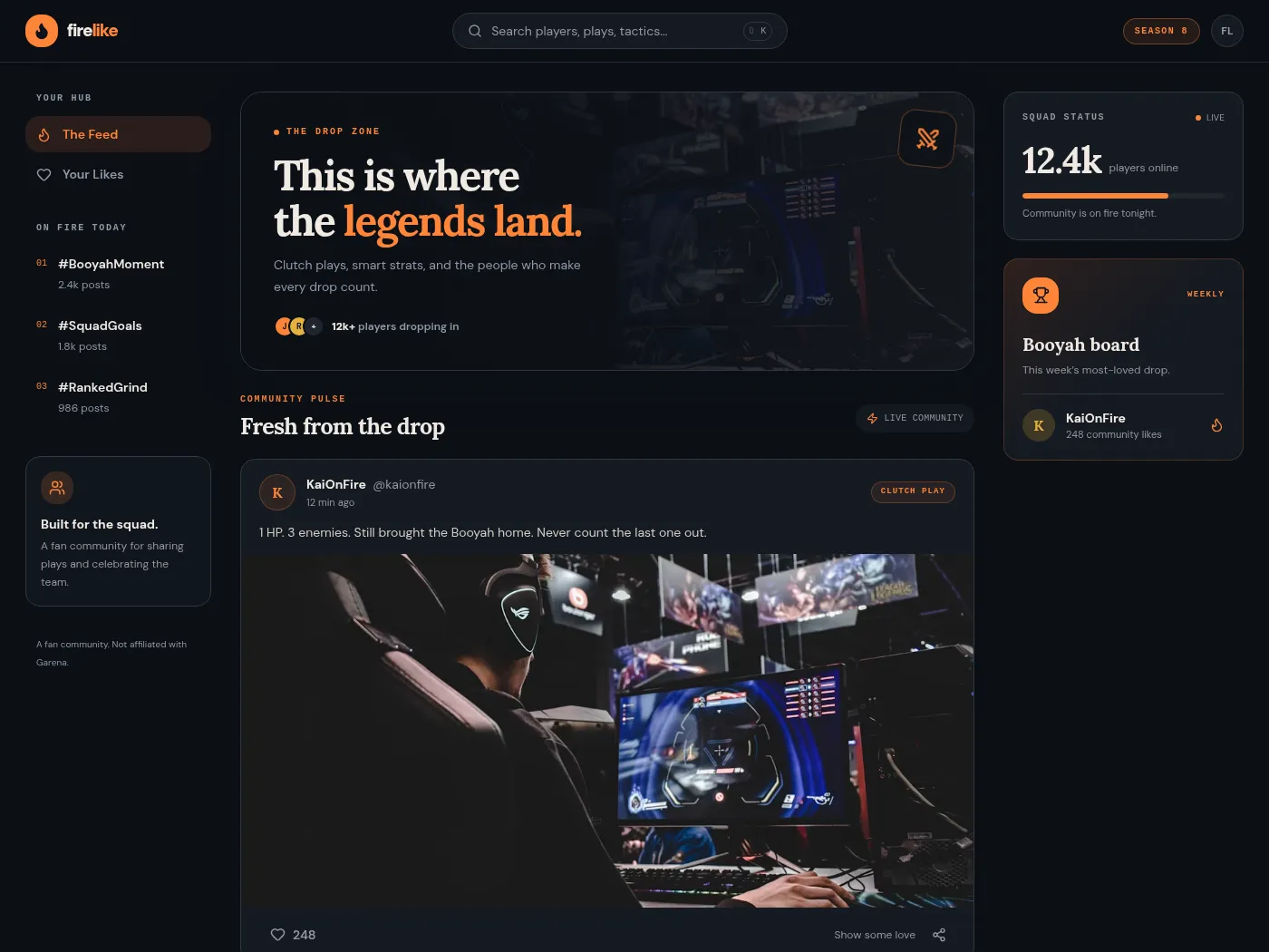 FireLike Social Hub