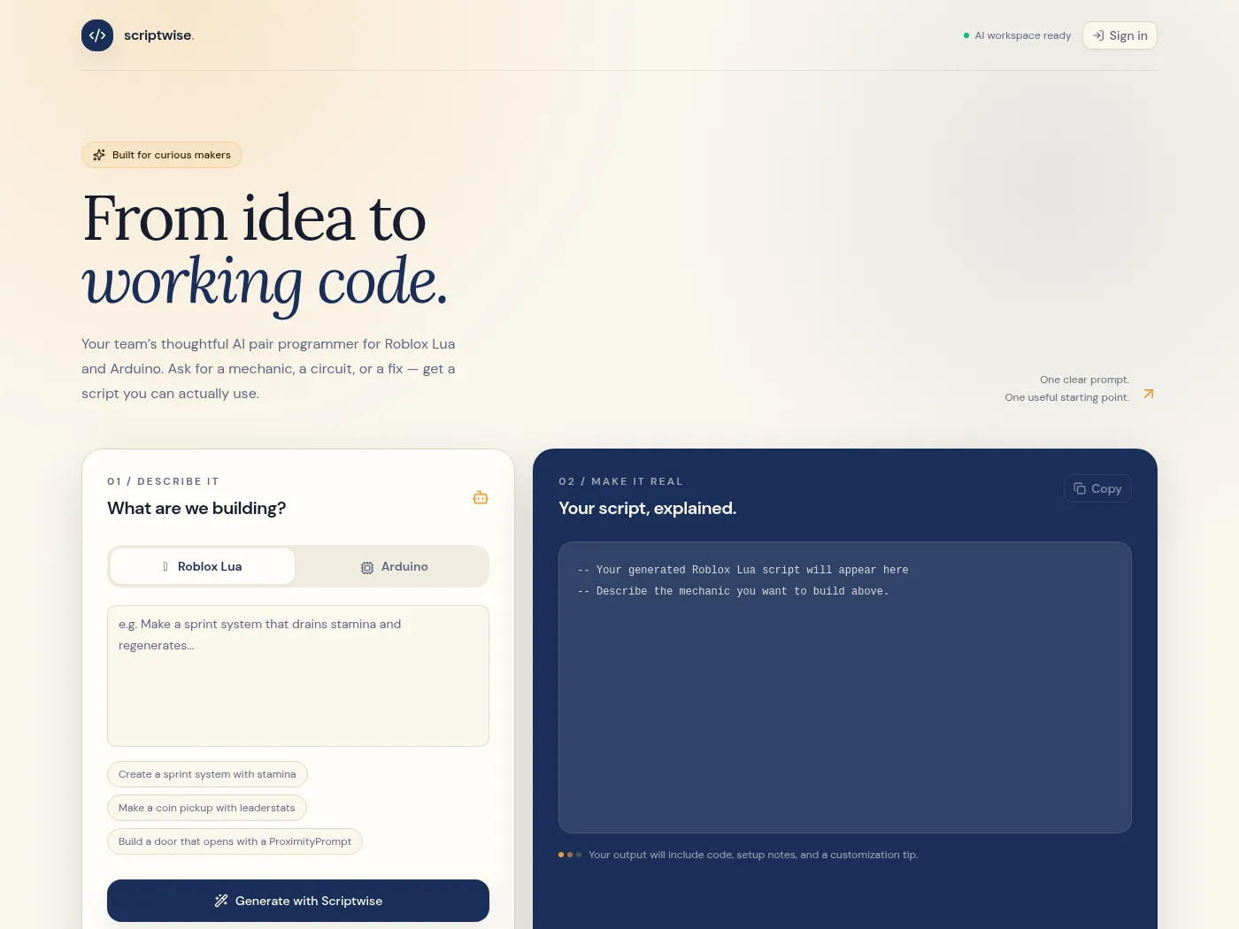 Scriptwise AI Assistant