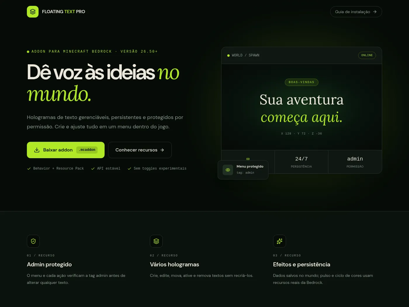 Floating Text Pro