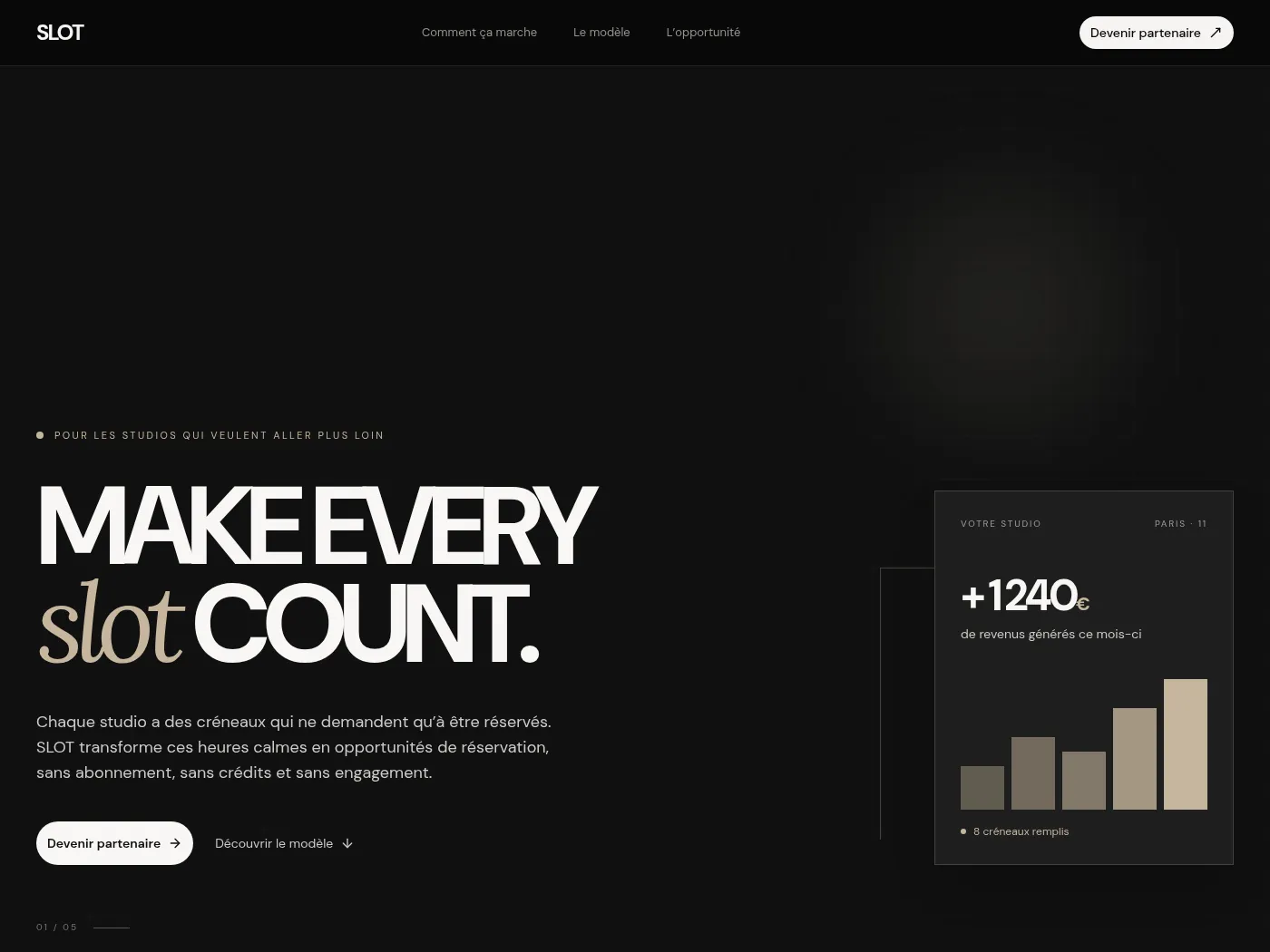 SLOT Landing Page