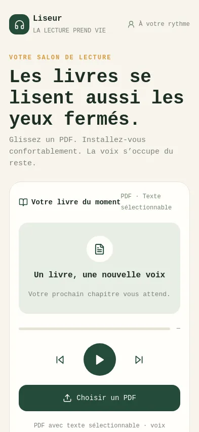 PDF Book Listener