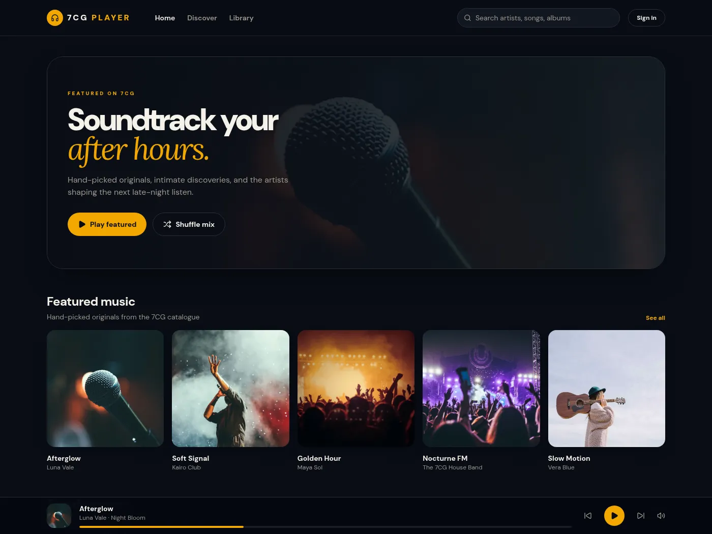 7CG Music Player