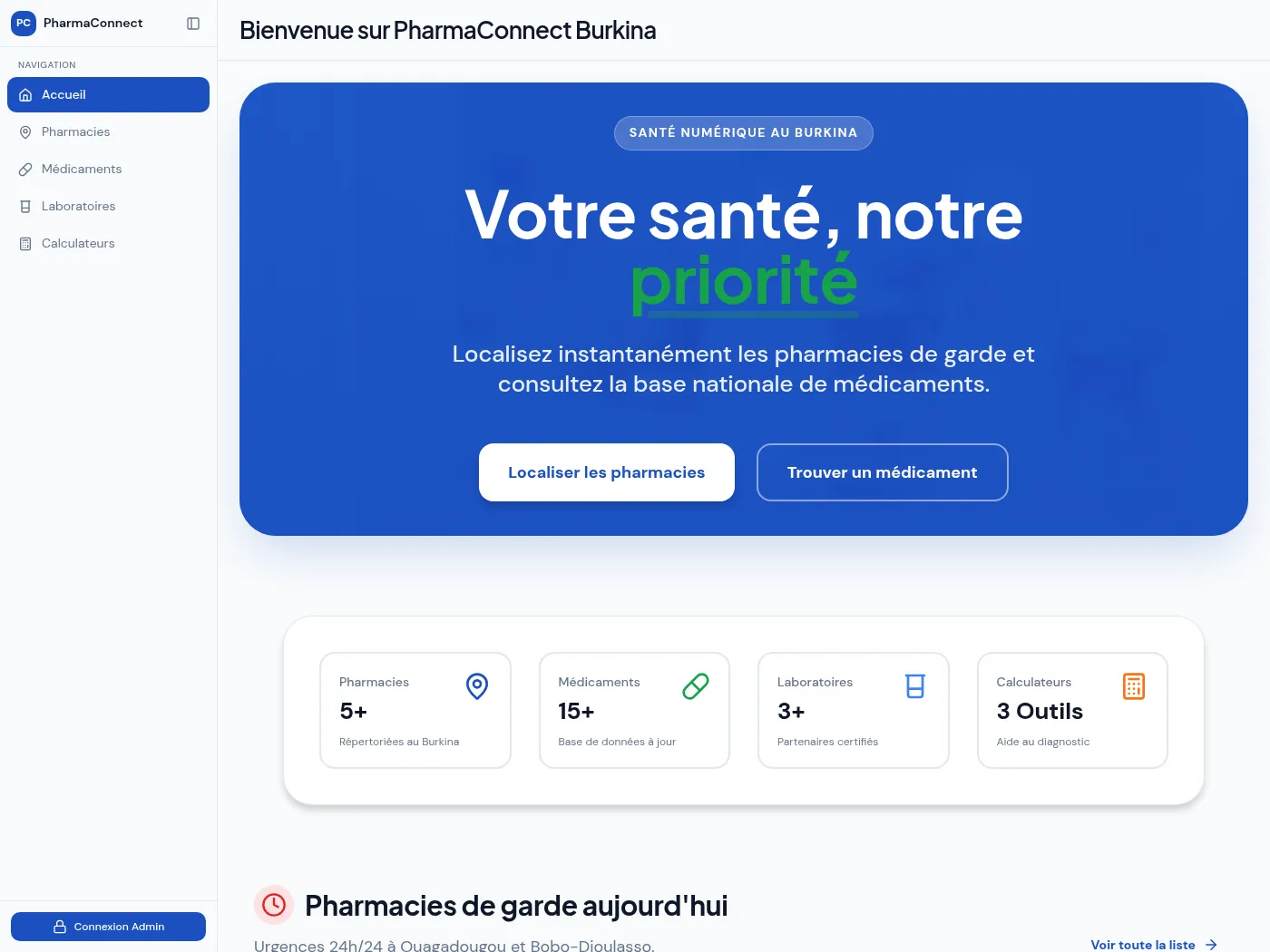 PharmaConnect Burkina
