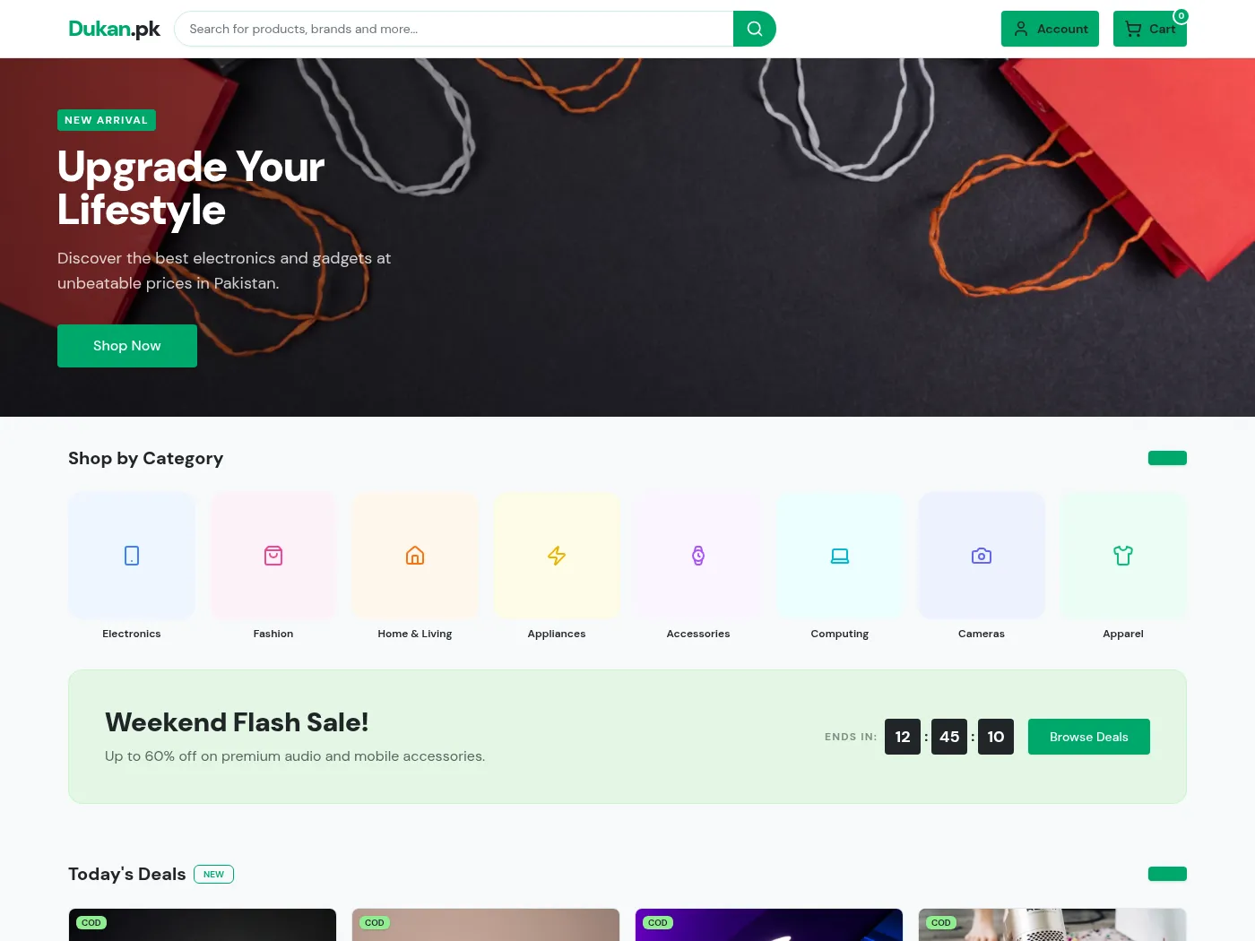 Dukan.pk Modern Frontend