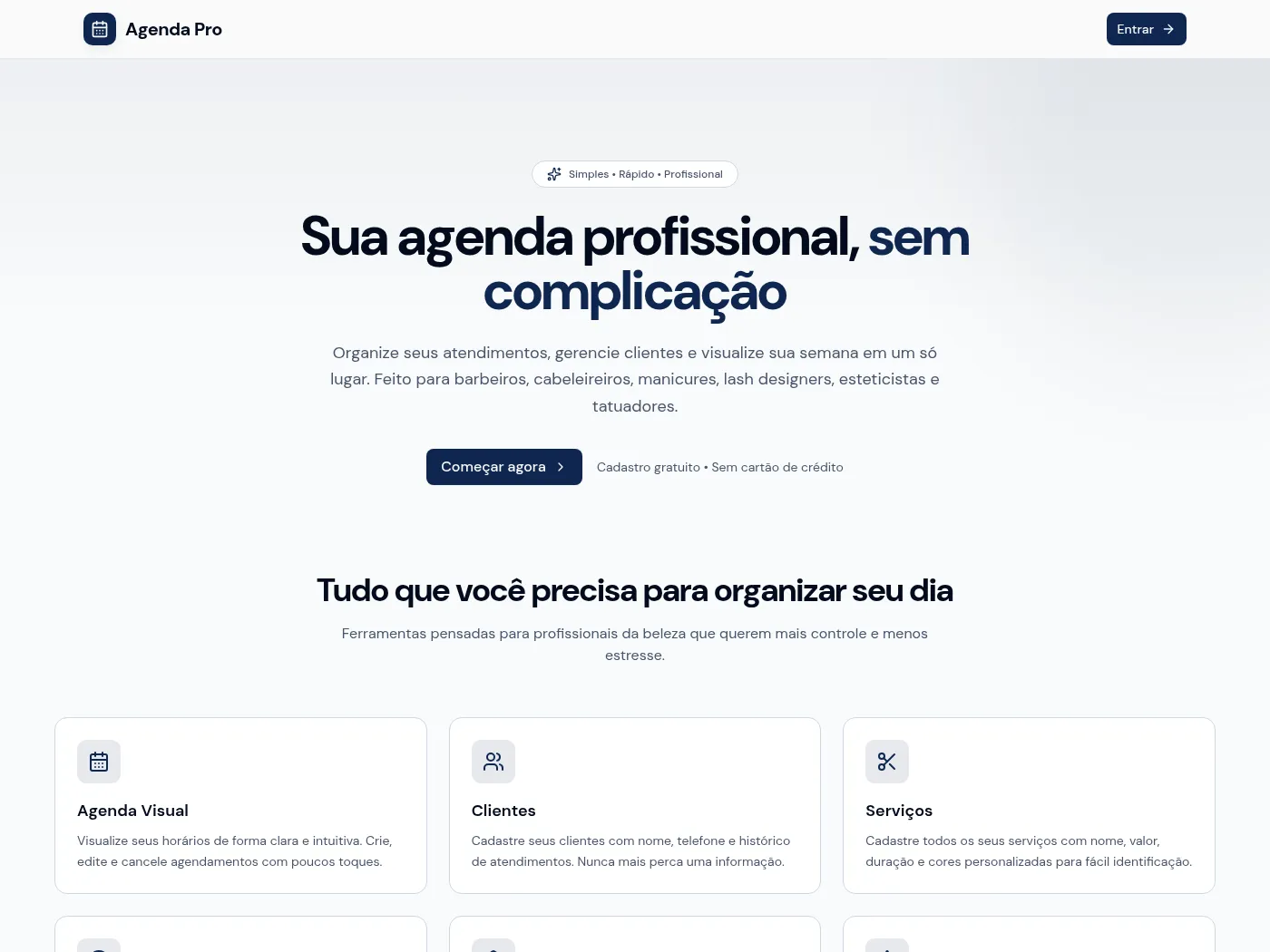 Agenda Pro SaaS
