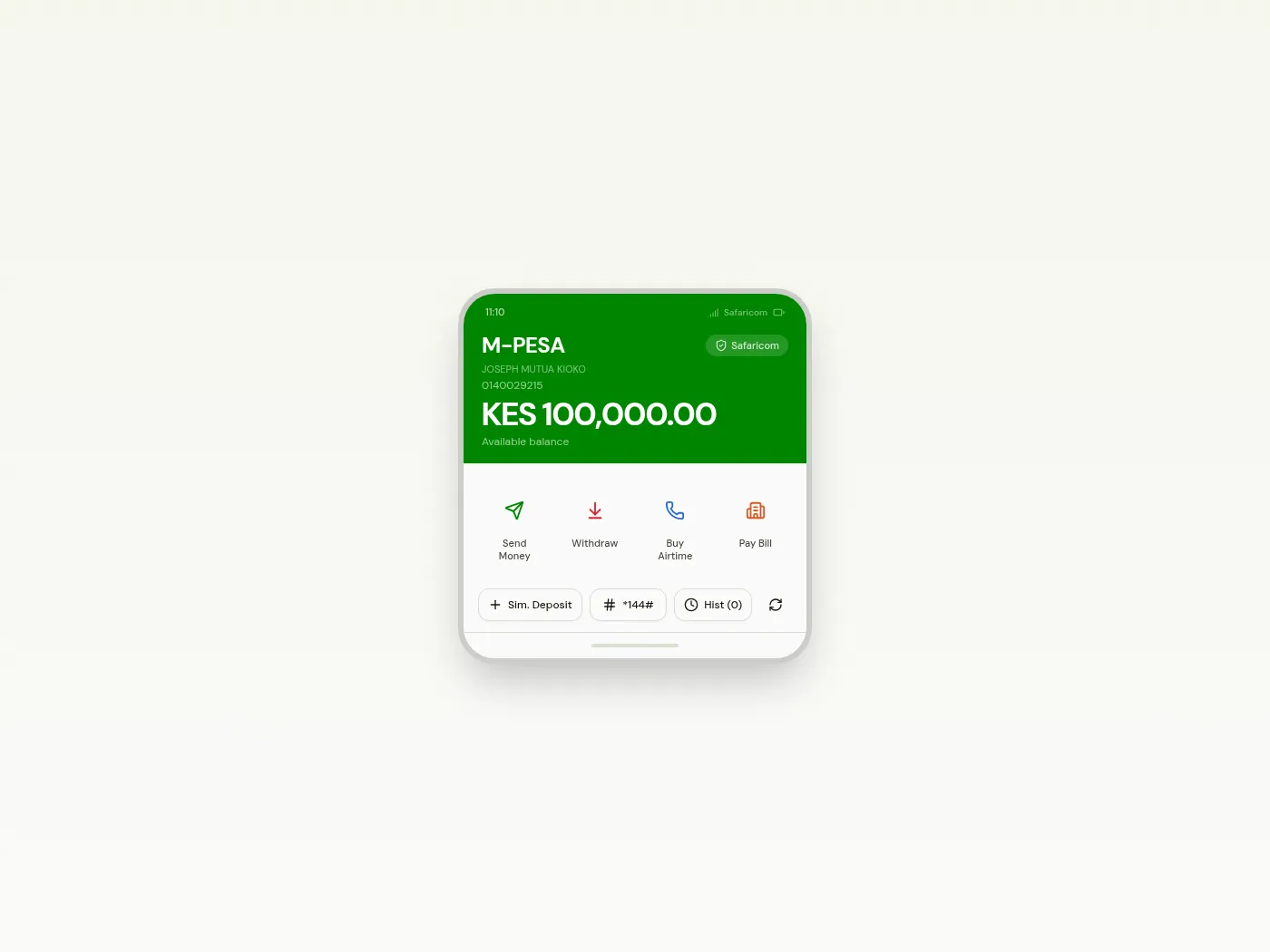 M-Pesa Balance Simulator
