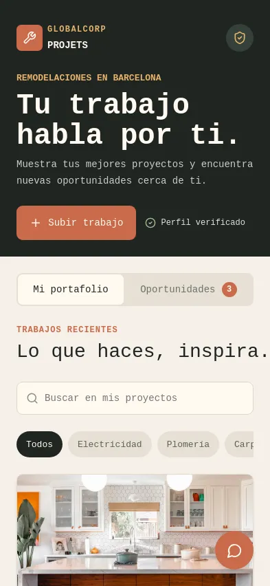GlobalPro Projects App