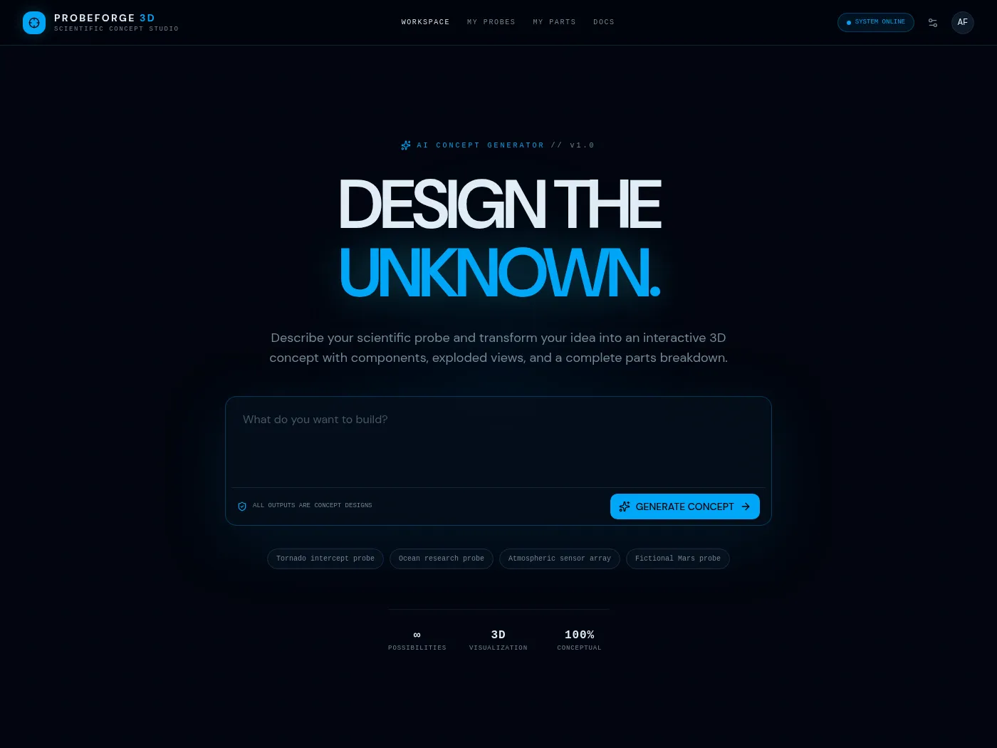 ProbeForge 3D