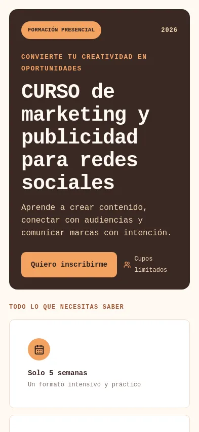 Curso Marketing App