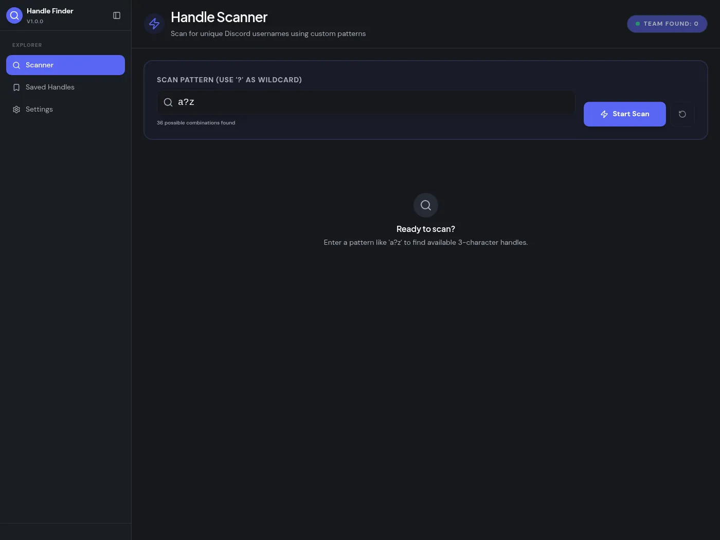 Discord Handle Finder