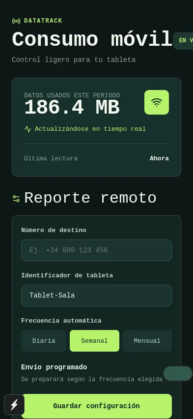 DataTrack SMS Reporter