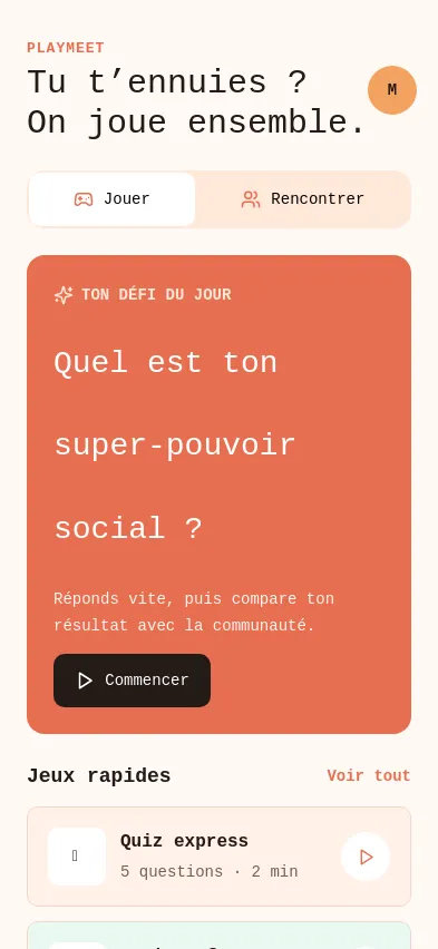 PlayMeet App