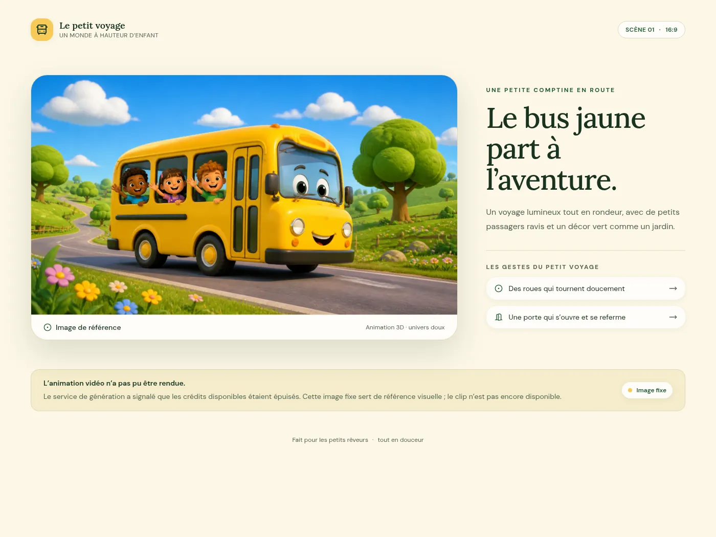 Happy Bus 3D Animation
