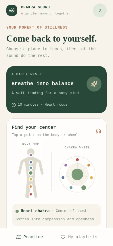 Chakra Sound Therapy