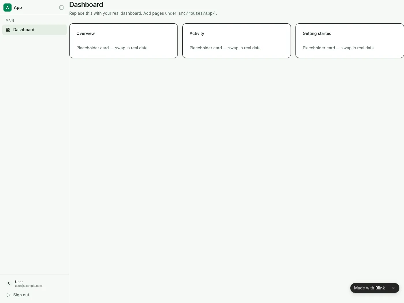 Shopify Demo Dashboard